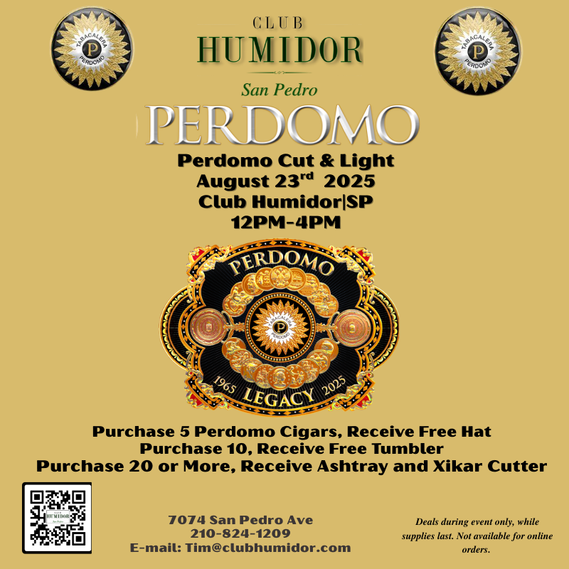 Perdomo Cut & Light | San Pedro | Club Humidor